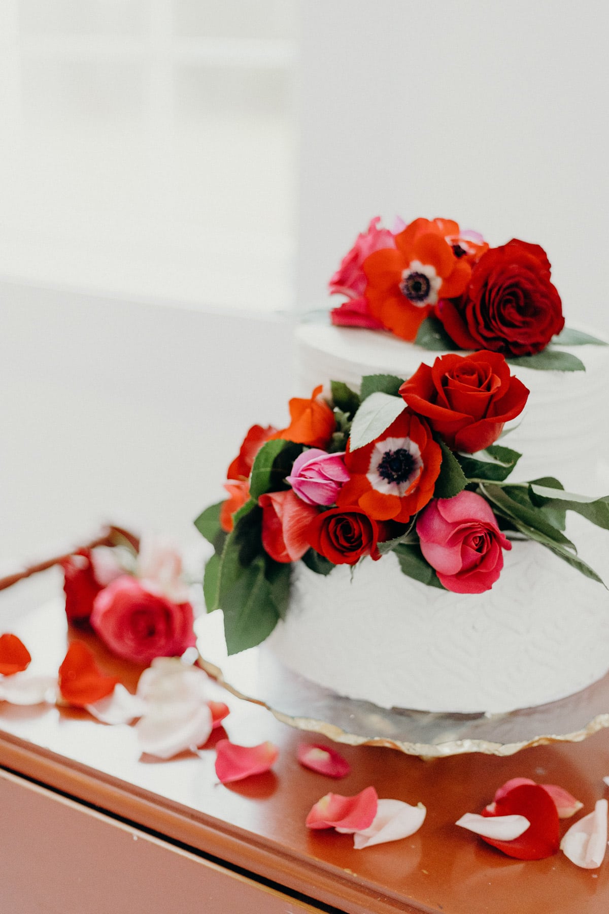 Romantic Red Floral Design at The Cornealius Properties