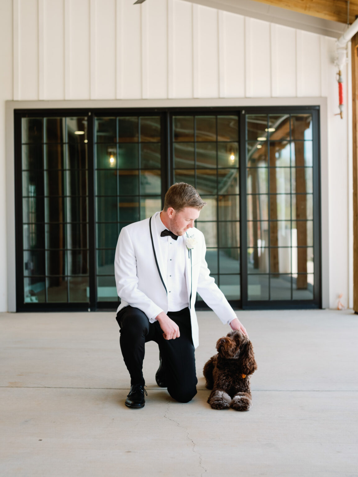 Danielle Flake Photographs a Black-and-White Barn Wedding