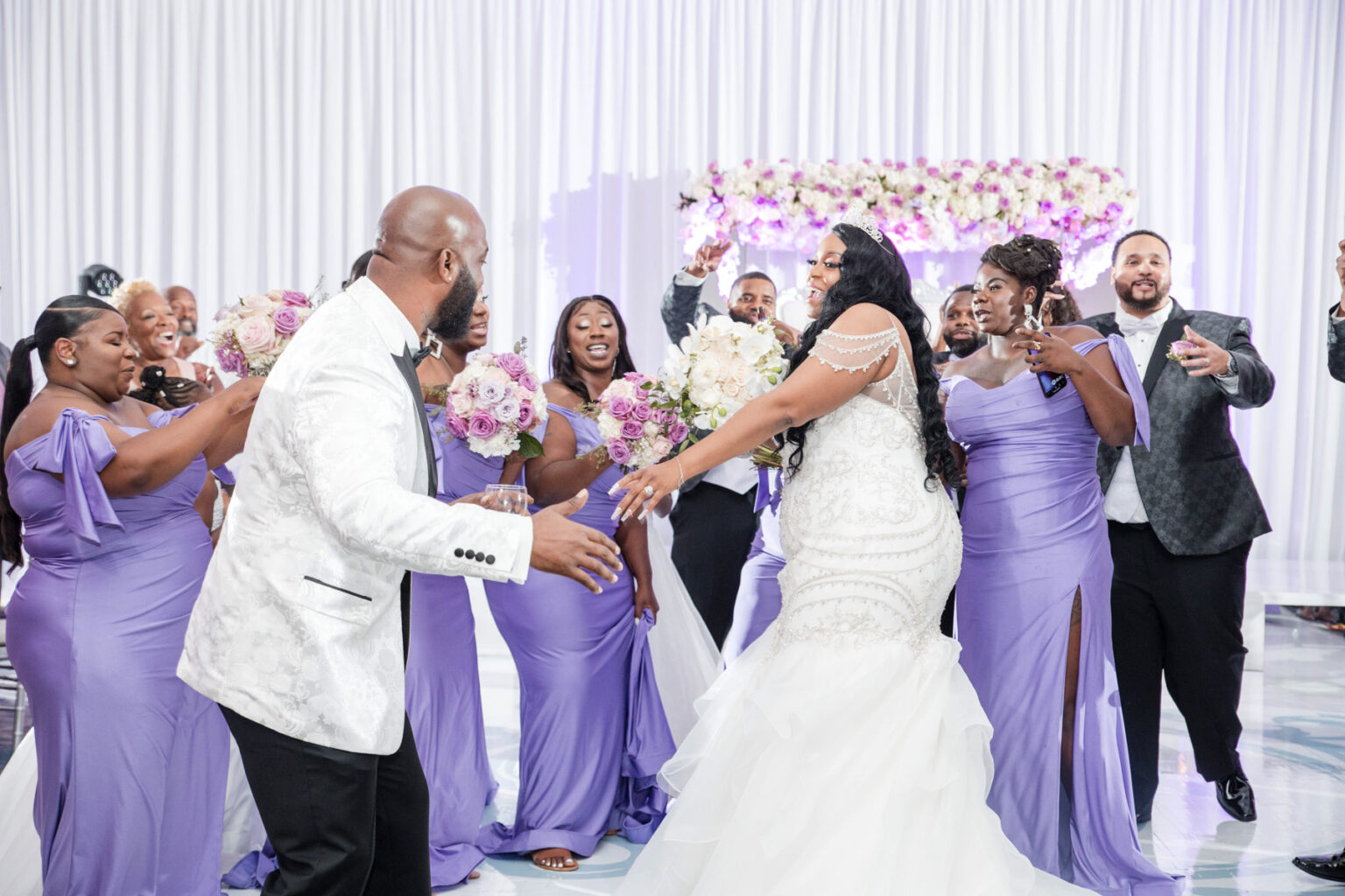 An Event Lady Production Creates a Fairytale Glam Wedding