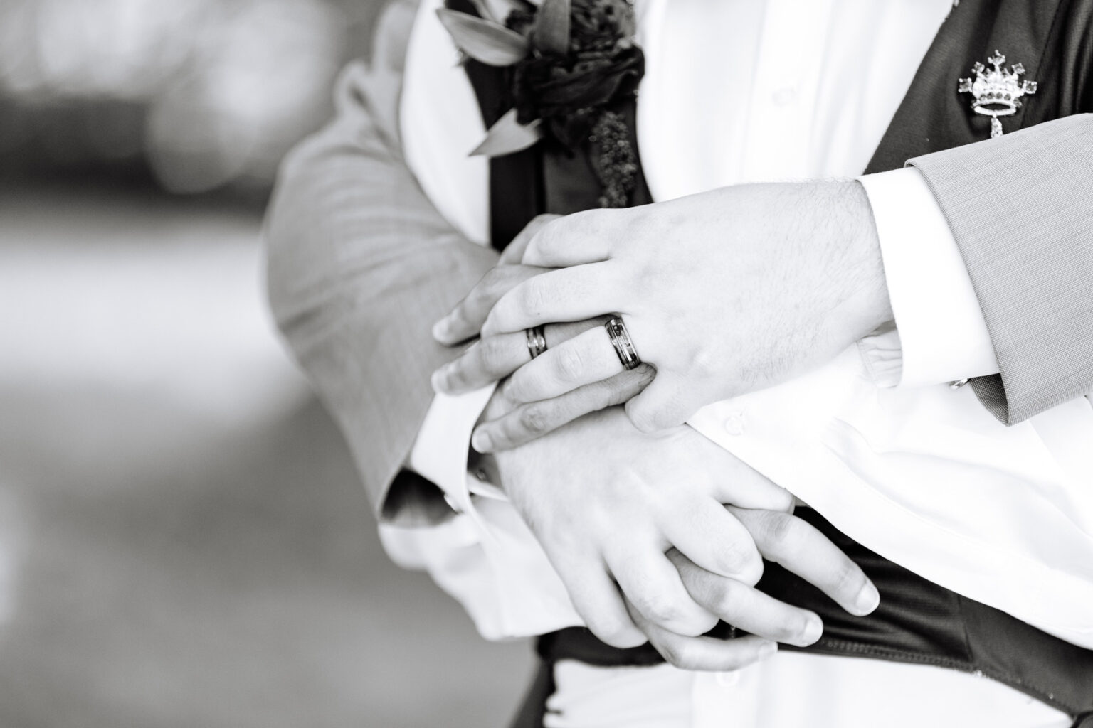 Burgundy and Blue Wedding at Garner's Industrial Modern Venue