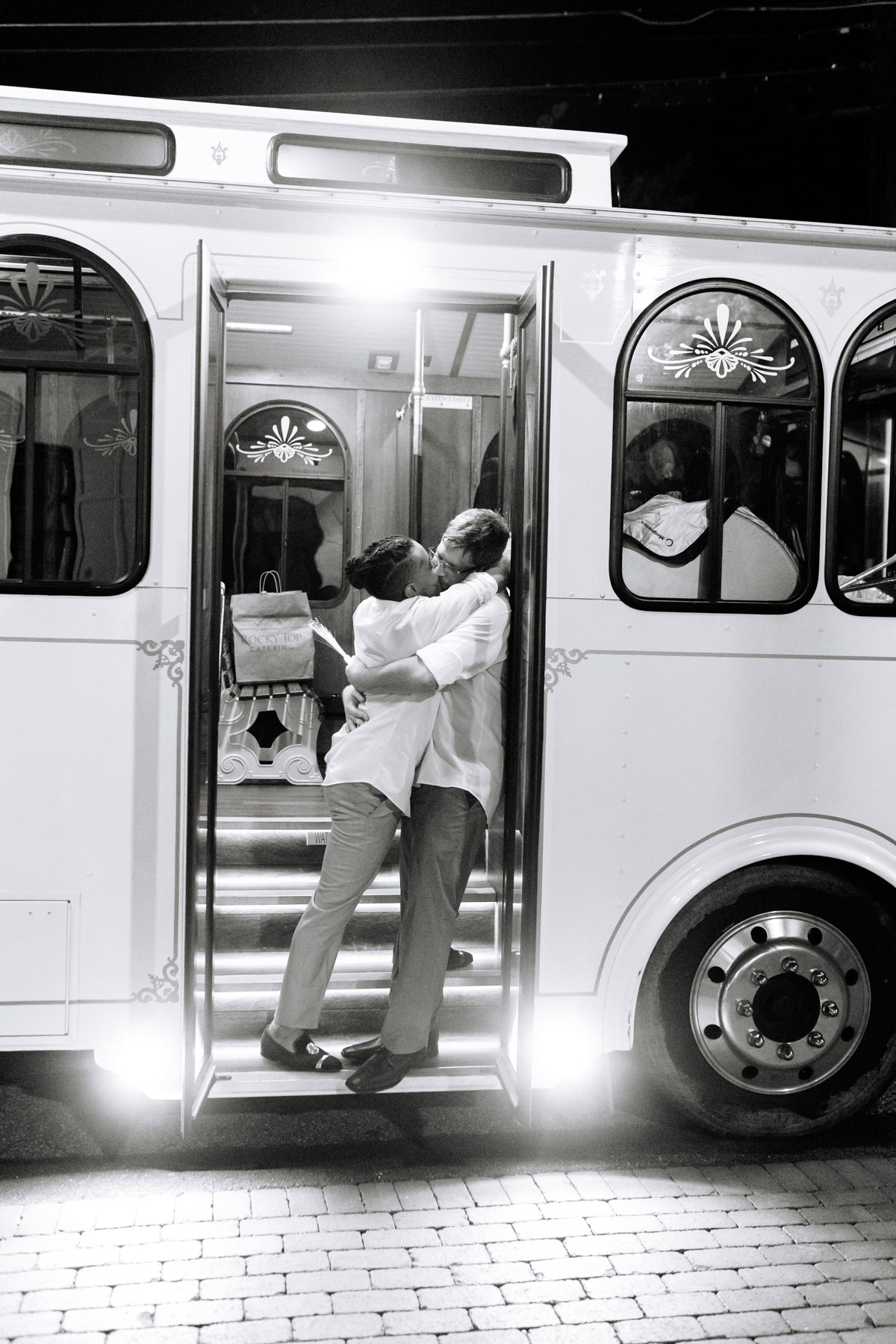 Burgundy and Blue Wedding at Garner's Industrial Modern Venue