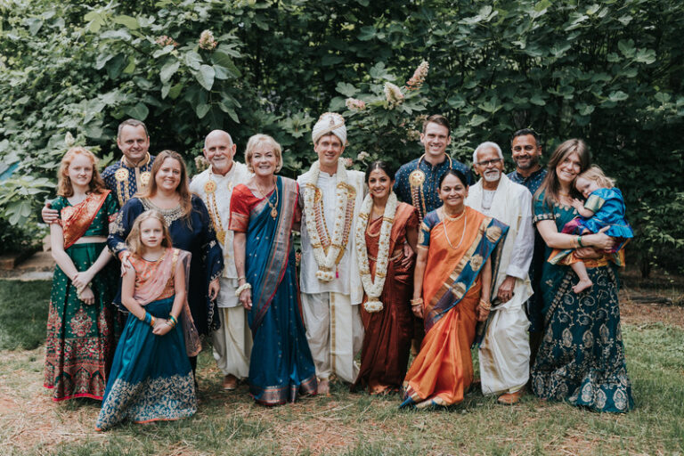Uma & Aaron's Backyard Hindu Ceremony | Heart of NC Weddings