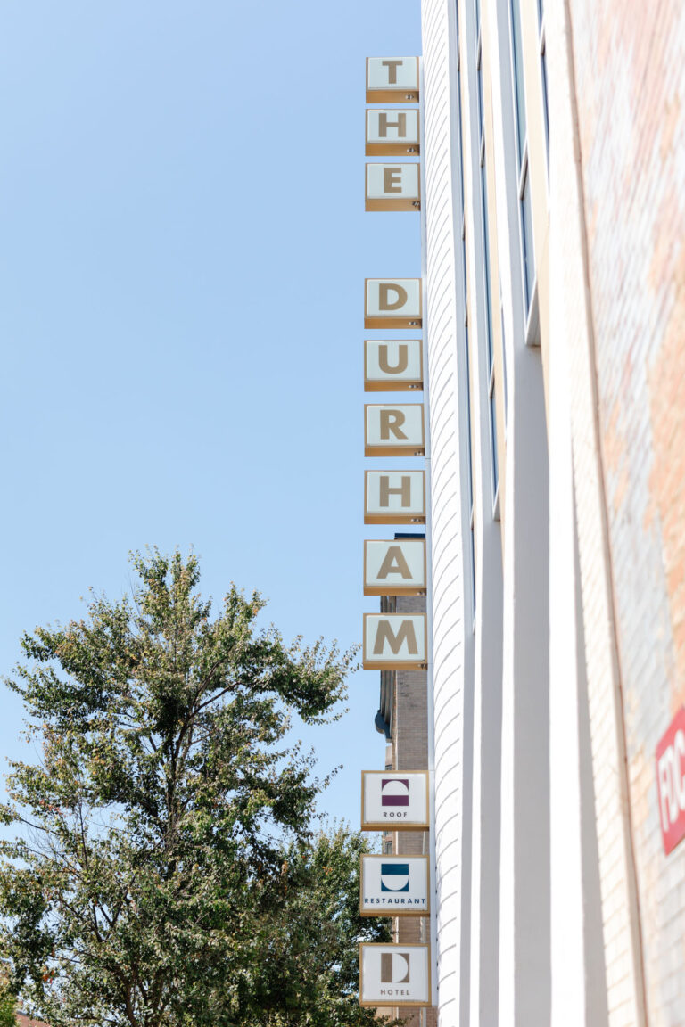 The Durham Hotel's Chic Rooftop Venue | Heart of NC Weddings